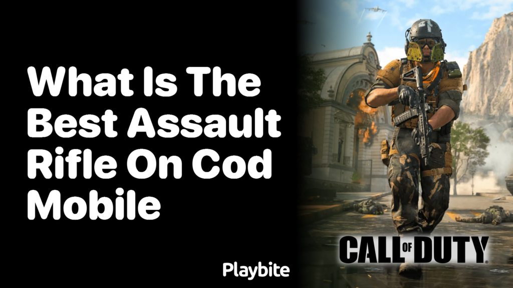 What is the Best Assault Rifle on COD Mobile? - Playbite