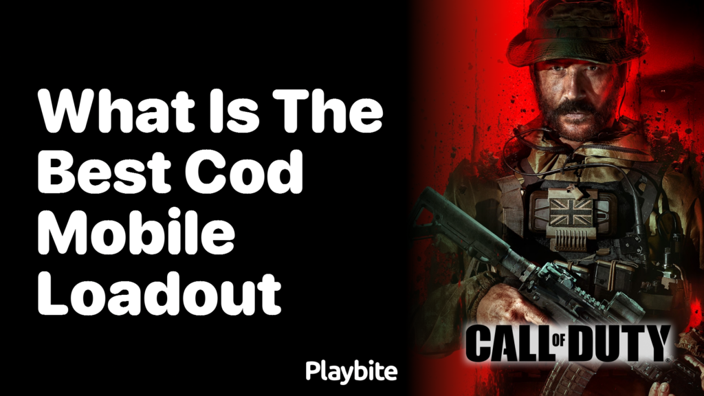 What Is the Best COD Mobile Loadout? - Playbite