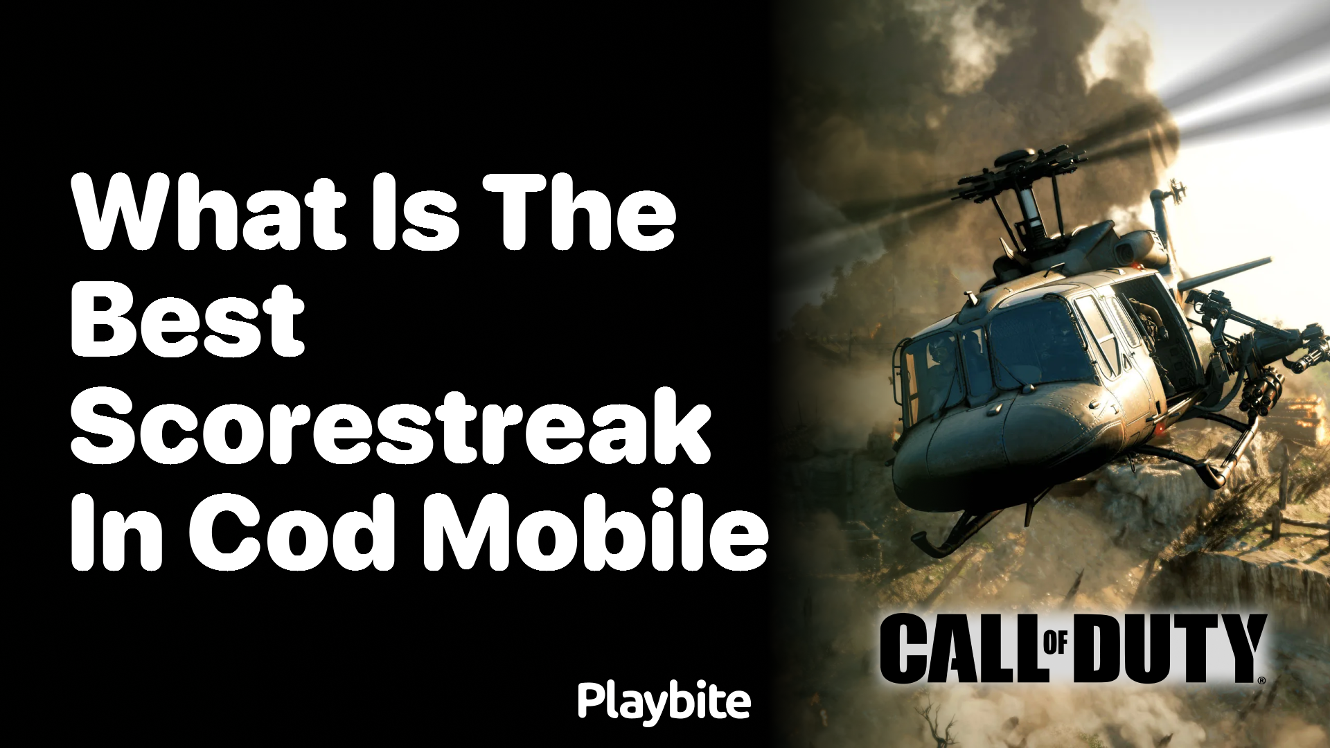 What is the Best Scorestreak in COD Mobile? - Playbite