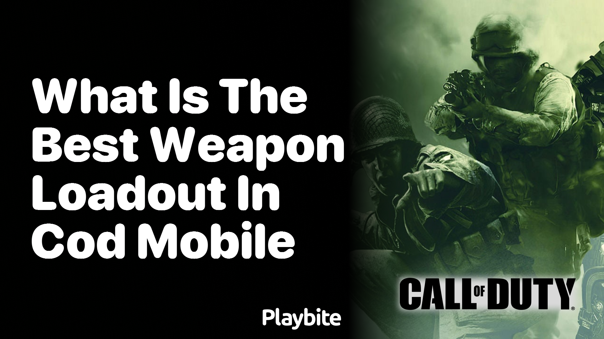 What is the Best Weapon Loadout in COD Mobile? - Playbite