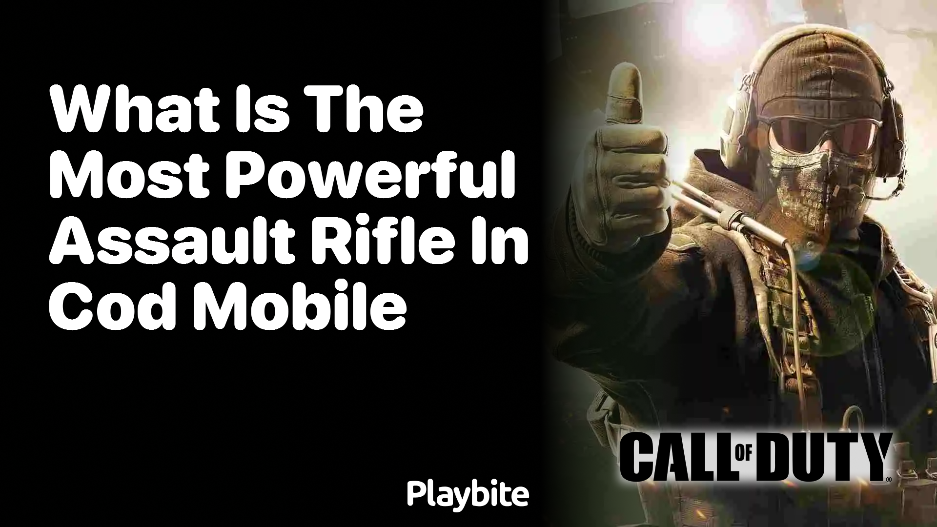What is the Most Powerful Assault Rifle in CoD Mobile? - Playbite