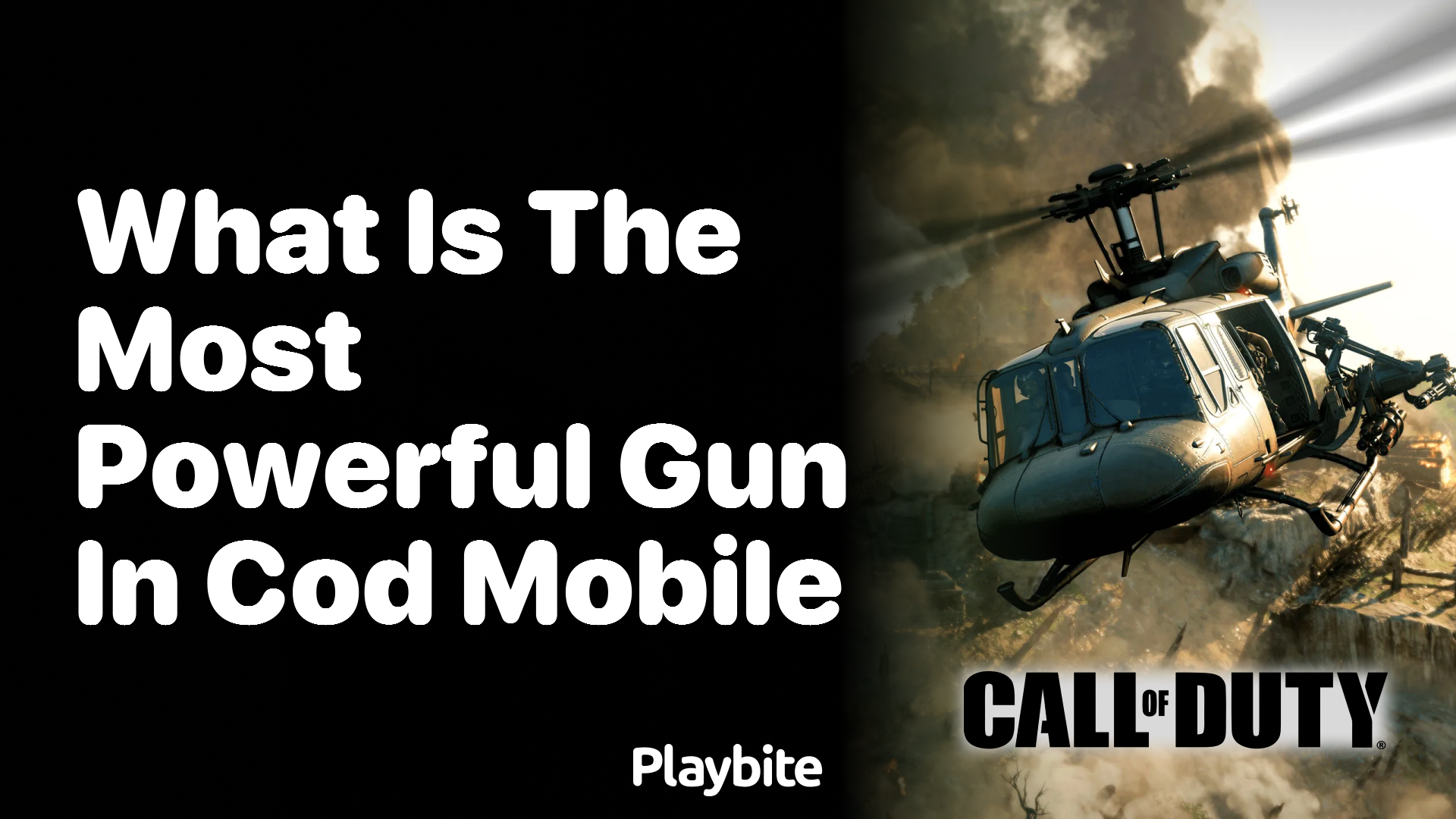 What is the Most Powerful Gun in COD Mobile? - Playbite