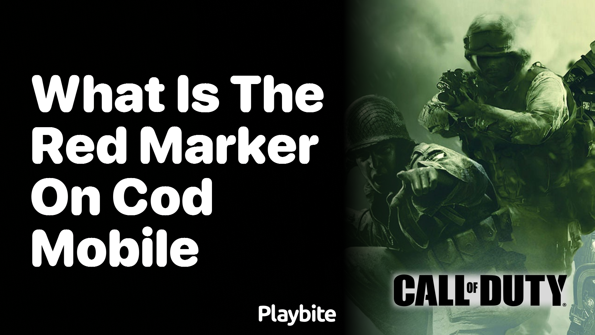 What Is the Red Marker on COD Mobile? - Playbite