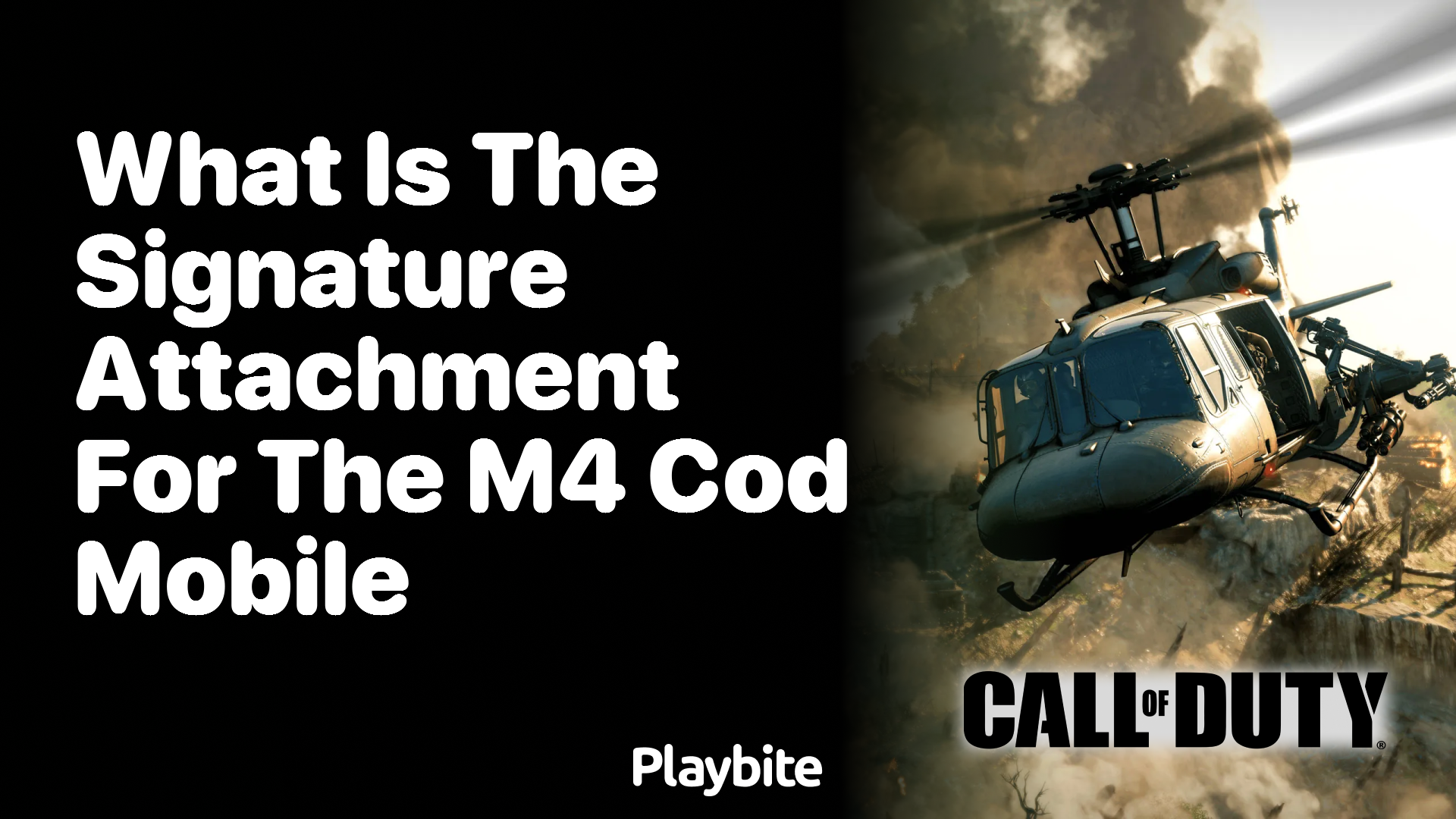 What Is the Signature Attachment for the M4 in COD Mobile? - Playbite