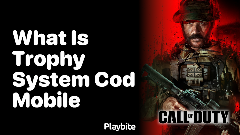 What Is the Trophy System in COD Mobile? - Playbite