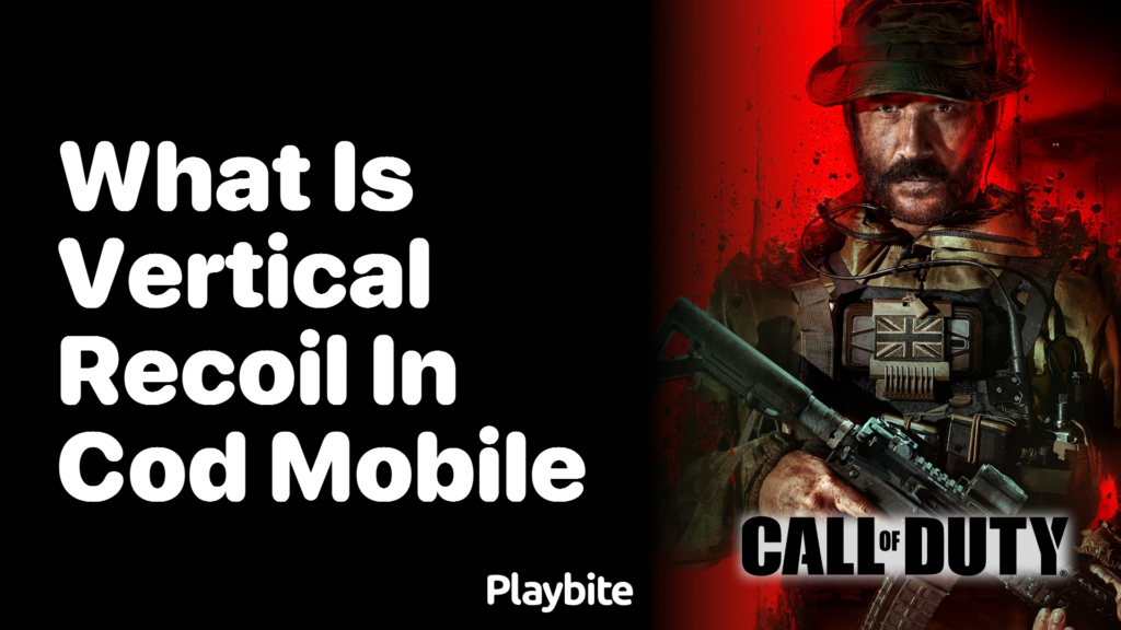 What Is Vertical Recoil in COD Mobile and How to Control It? - Playbite