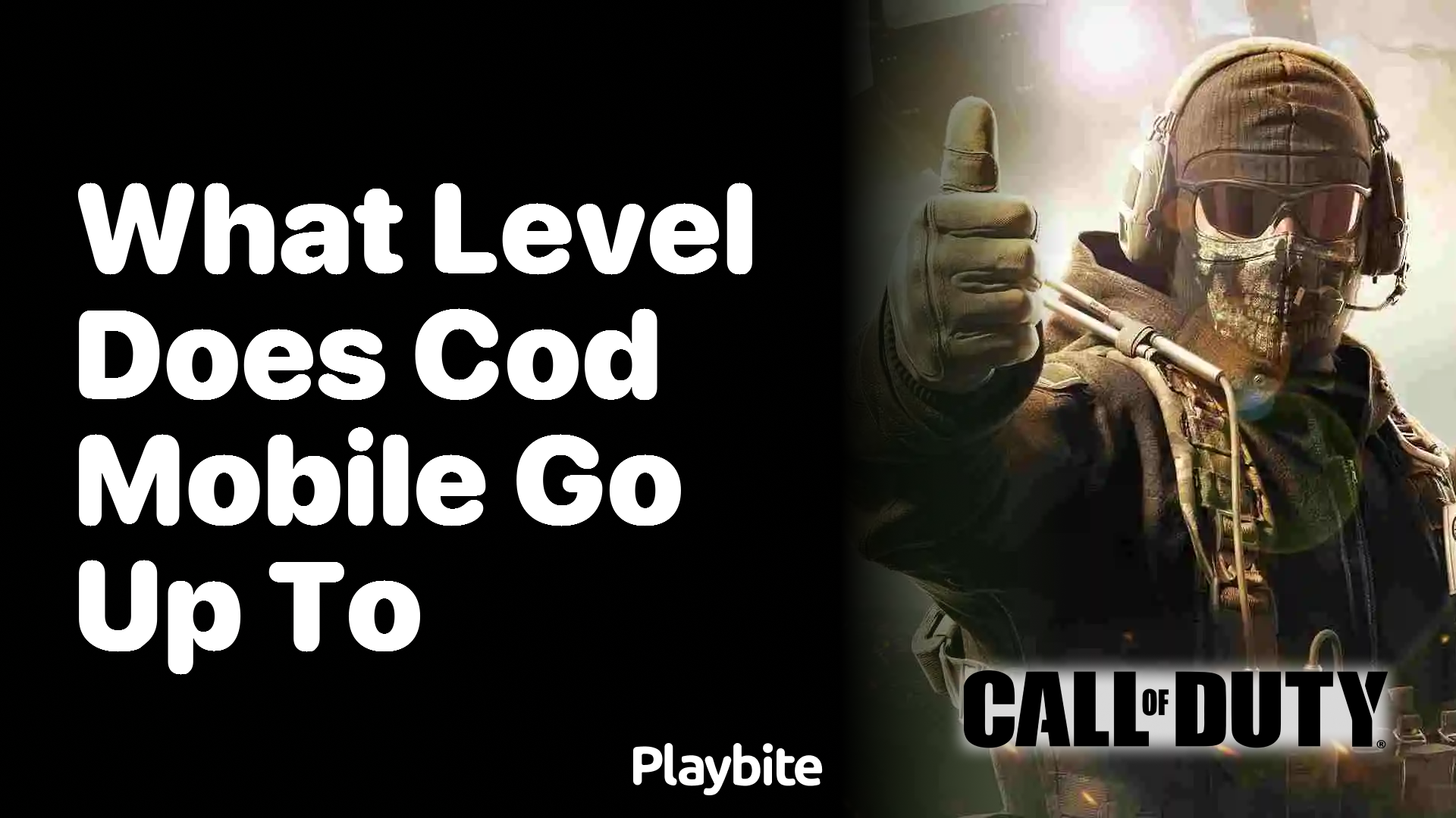 What Level Does COD Mobile Go Up to? Unveiling the Cap - Playbite