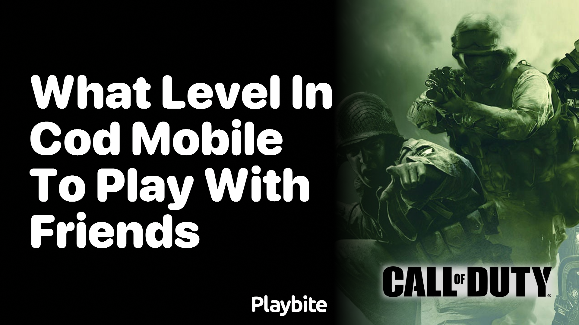 What Level Do You Need to Reach in COD Mobile to Play with Friends? - Playbite
