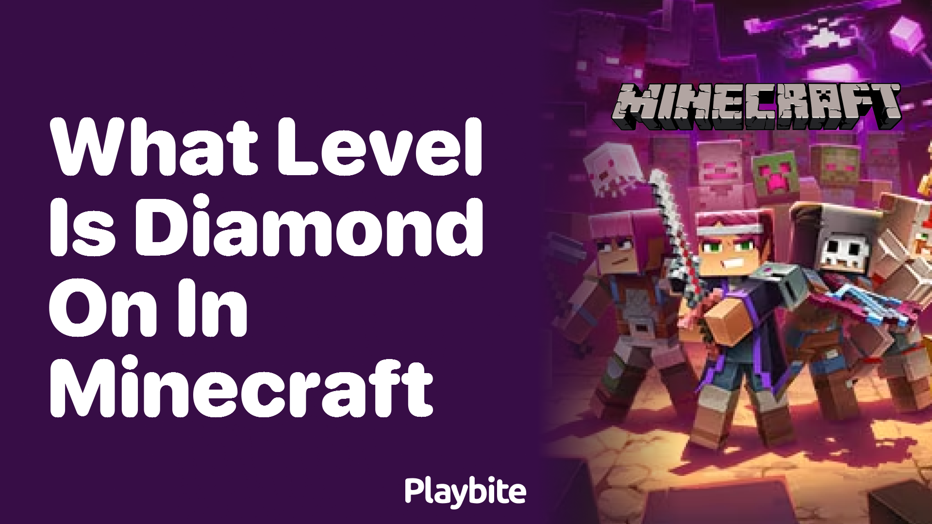 What Level is Diamond On in Minecraft? - Playbite