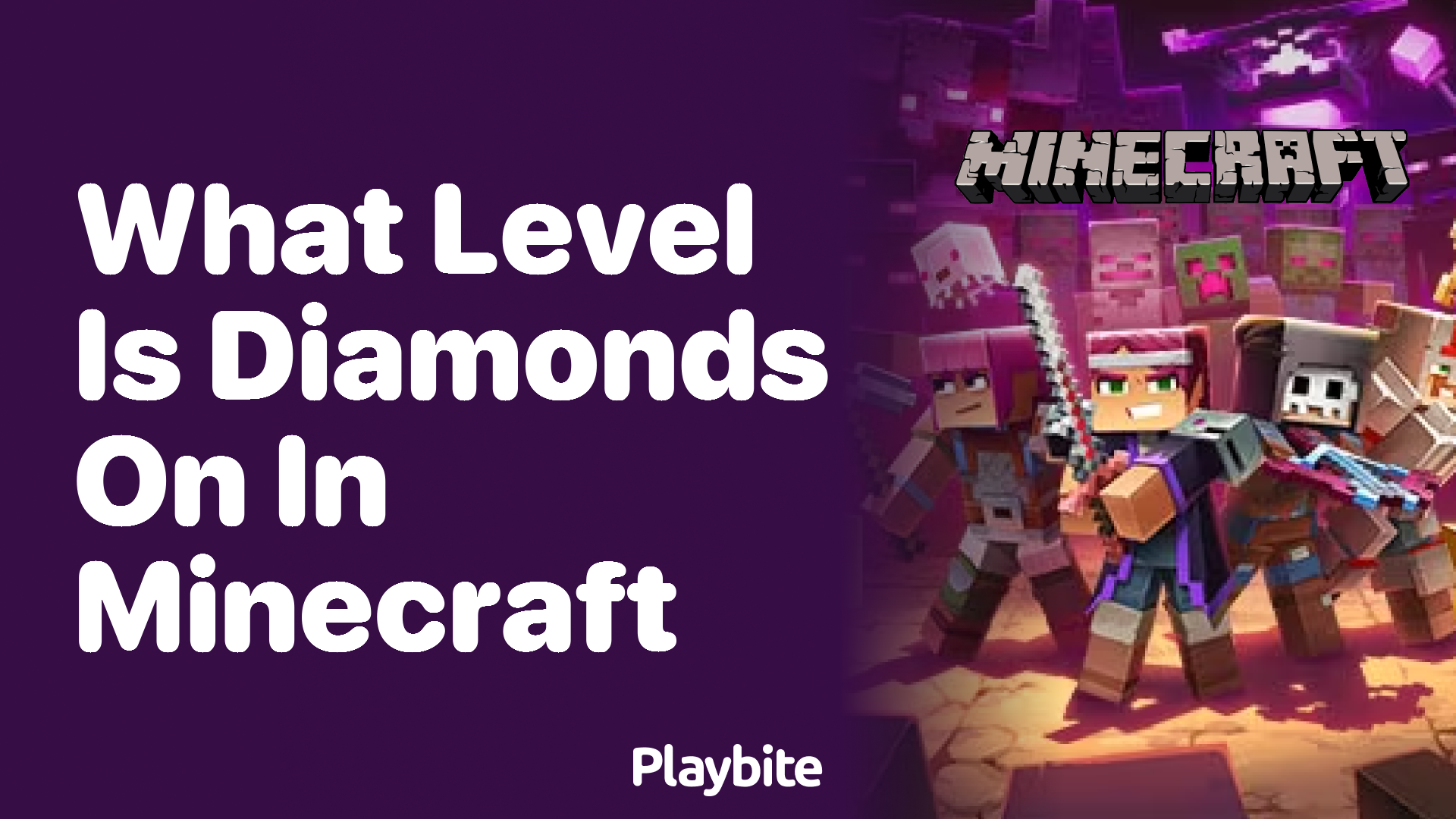 What Level is Diamonds On in Minecraft? Find Out Here! - Playbite