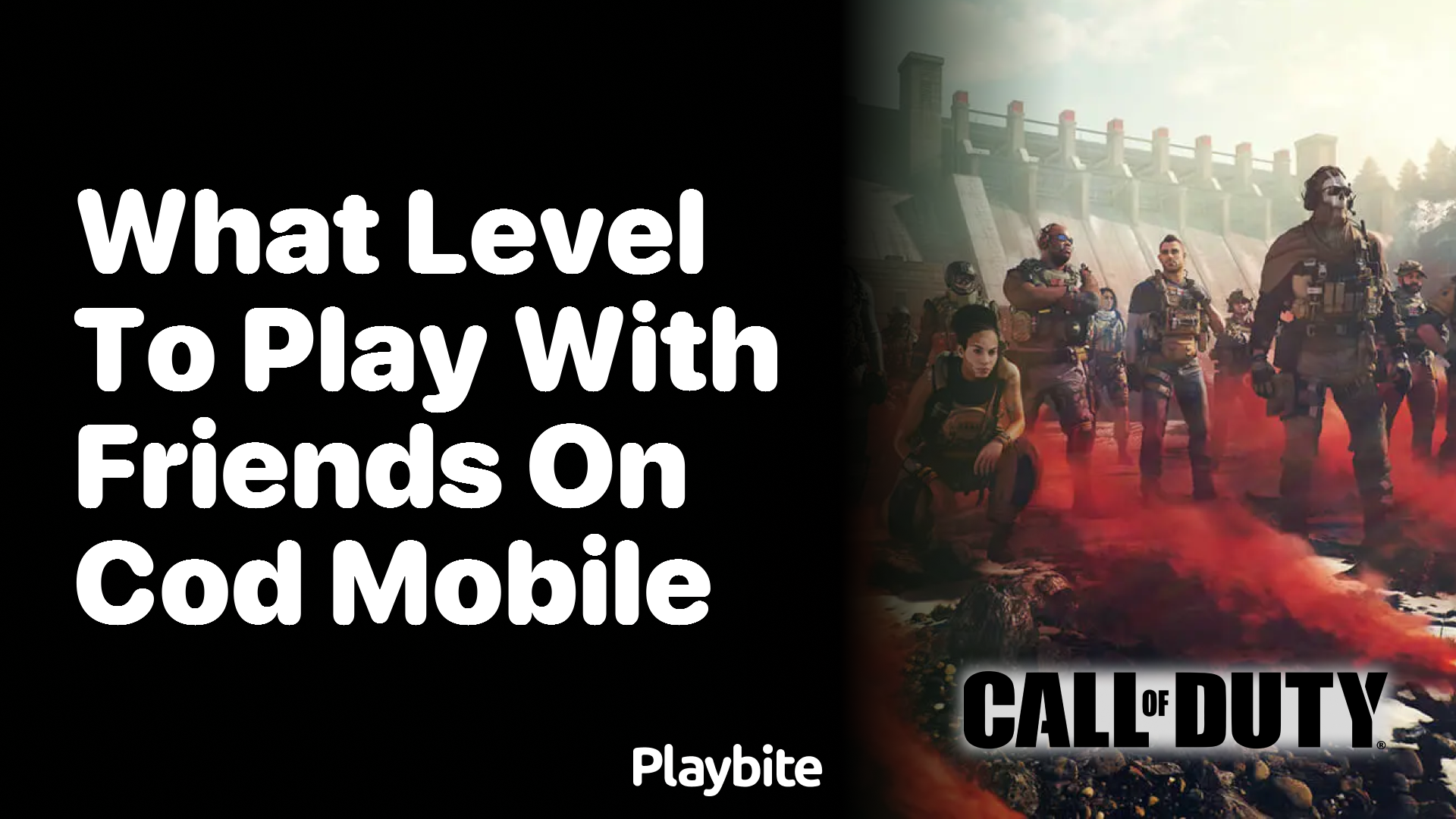 What Level Do You Need to Reach to Play With Friends on COD Mobile ...