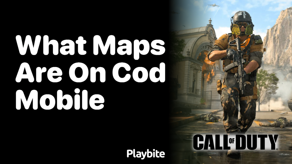 What Maps Can You Find in Call of Duty Mobile? - Playbite