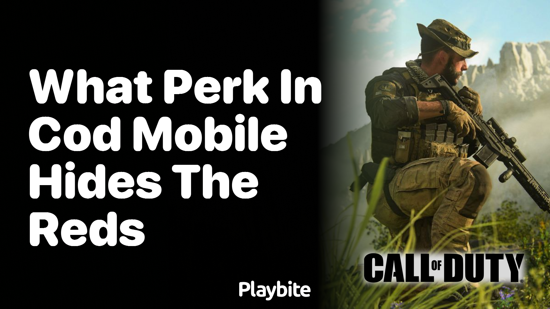 What Perk in COD Mobile Hides the Reds? - Playbite