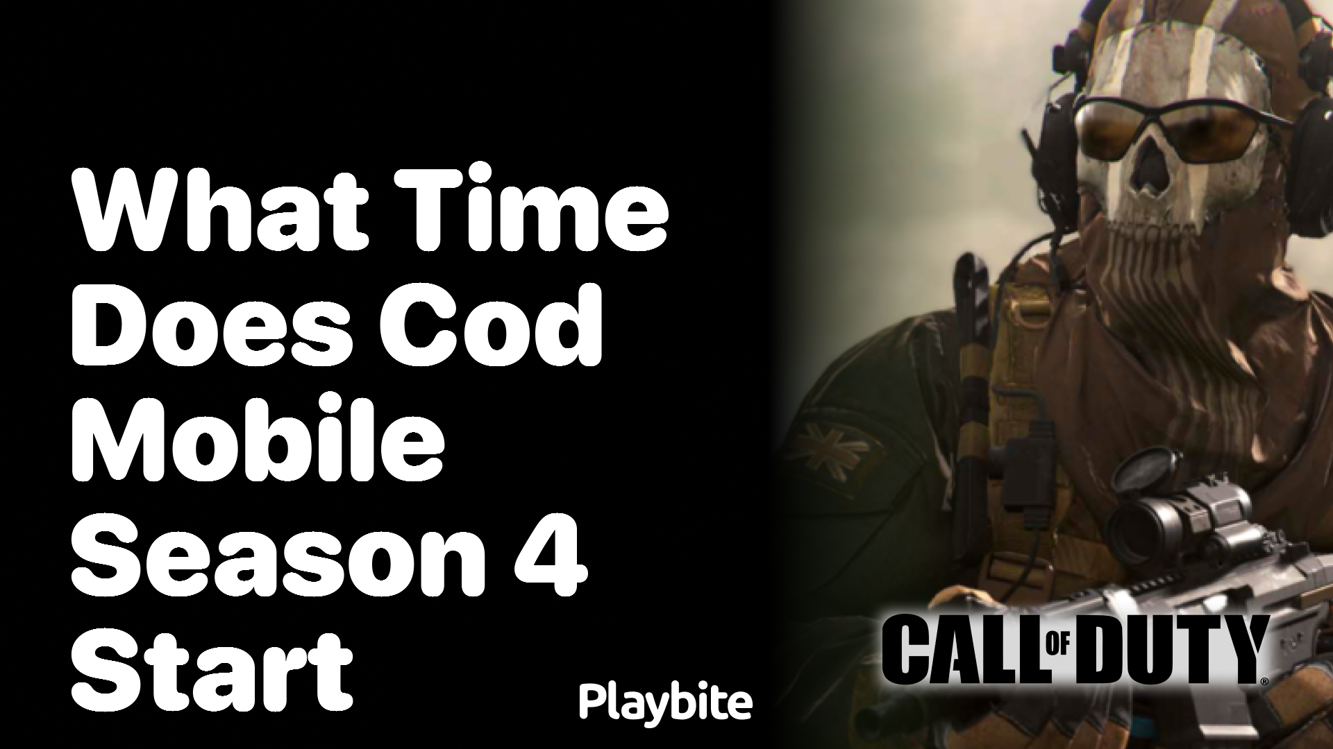 What Time Does COD Mobile Season 4 Start? - Playbite