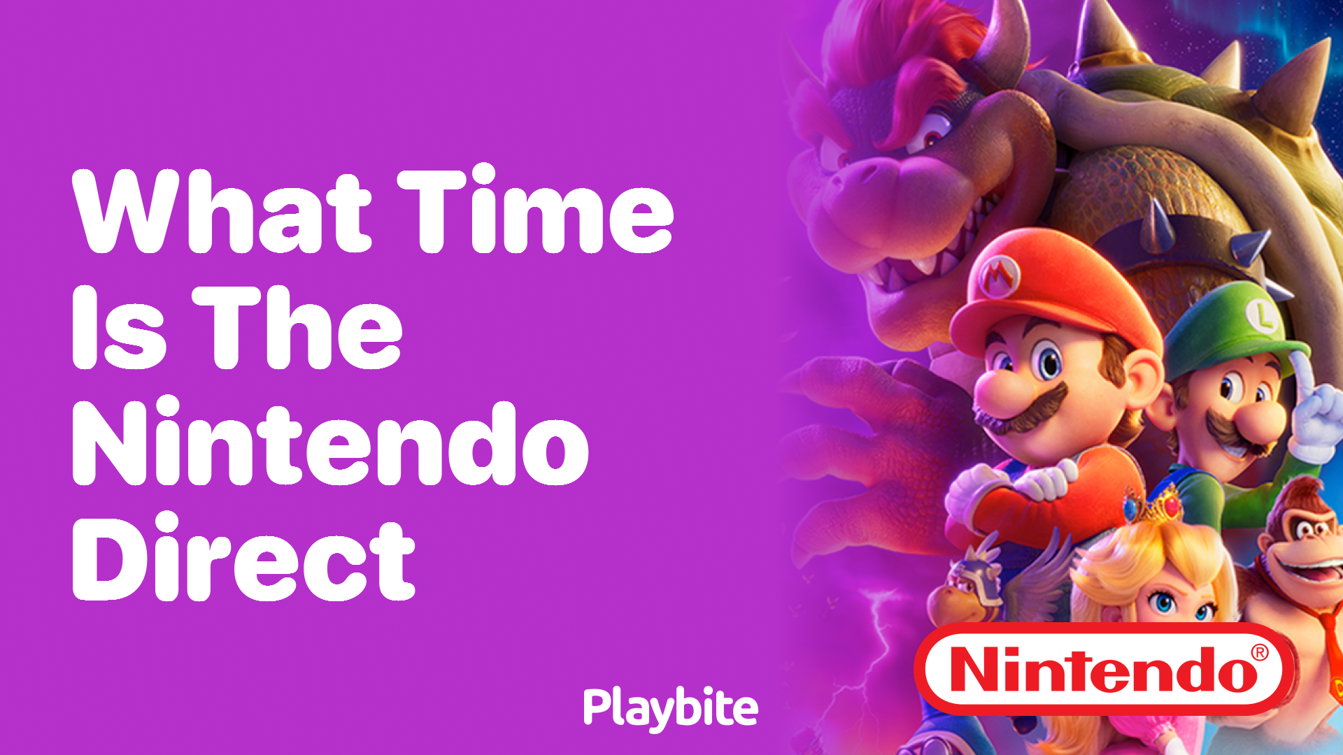What Time is the Nintendo Direct? - Playbite