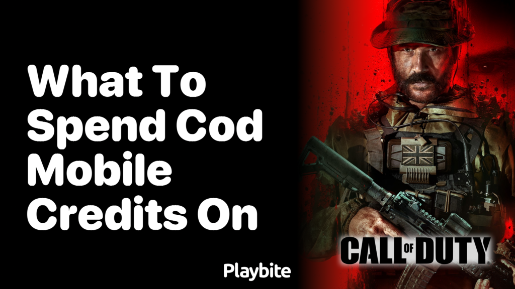 What to Spend COD Mobile Credits On: A Player's Guide - Playbite