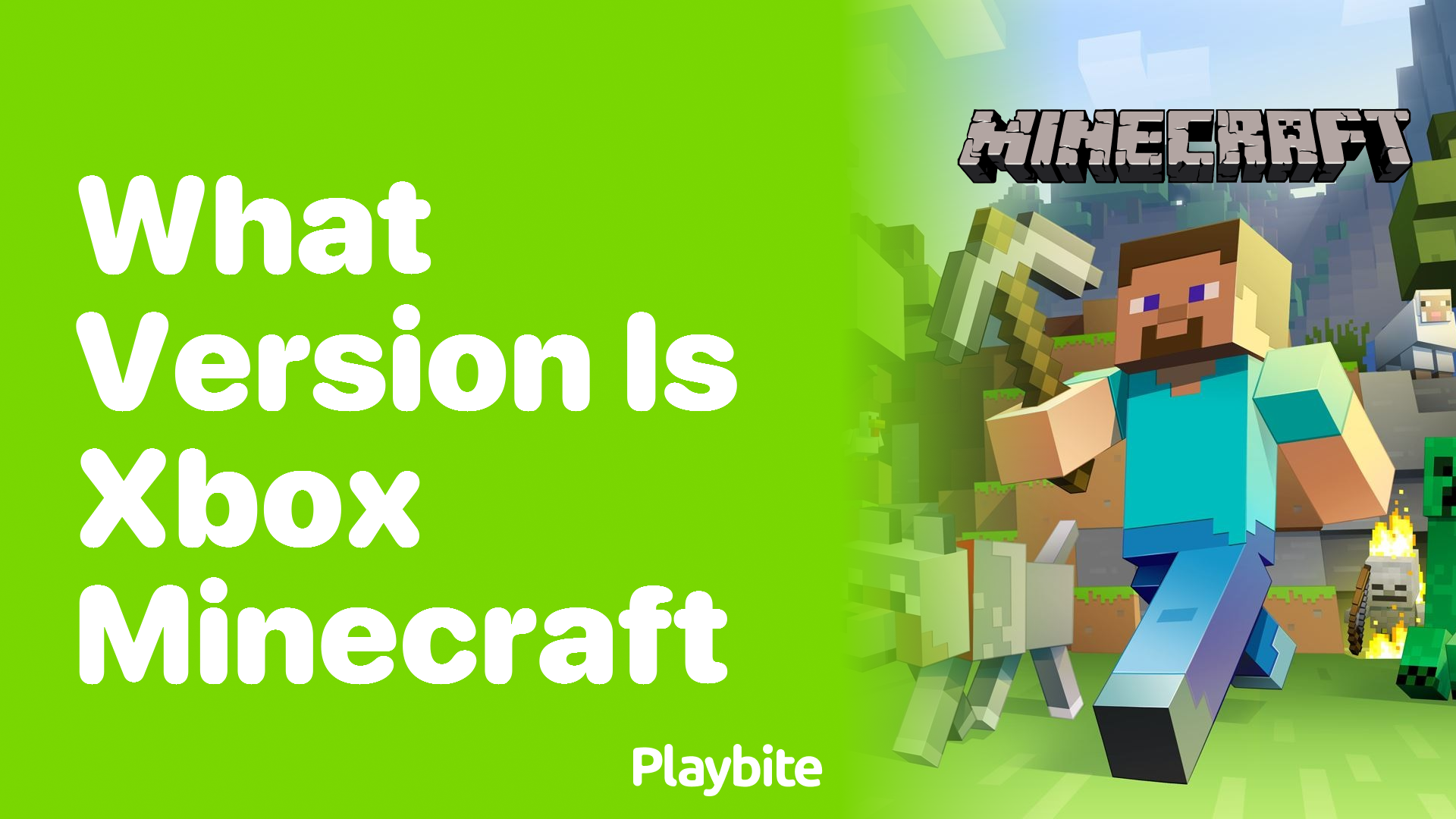 What Version Is Xbox Minecraft? Unveiling the Game Edition - Playbite
