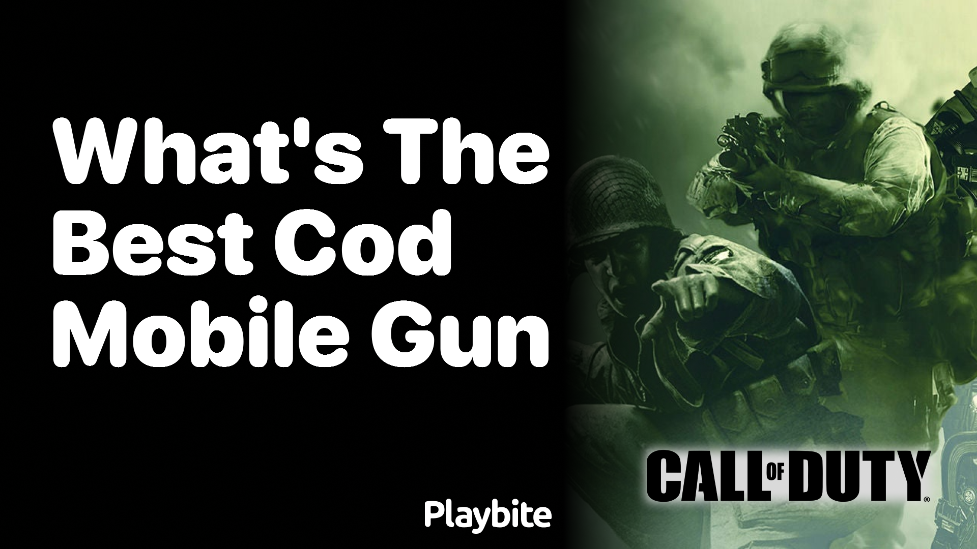 What's the Best COD Mobile Gun? Let's Find Out! - Playbite