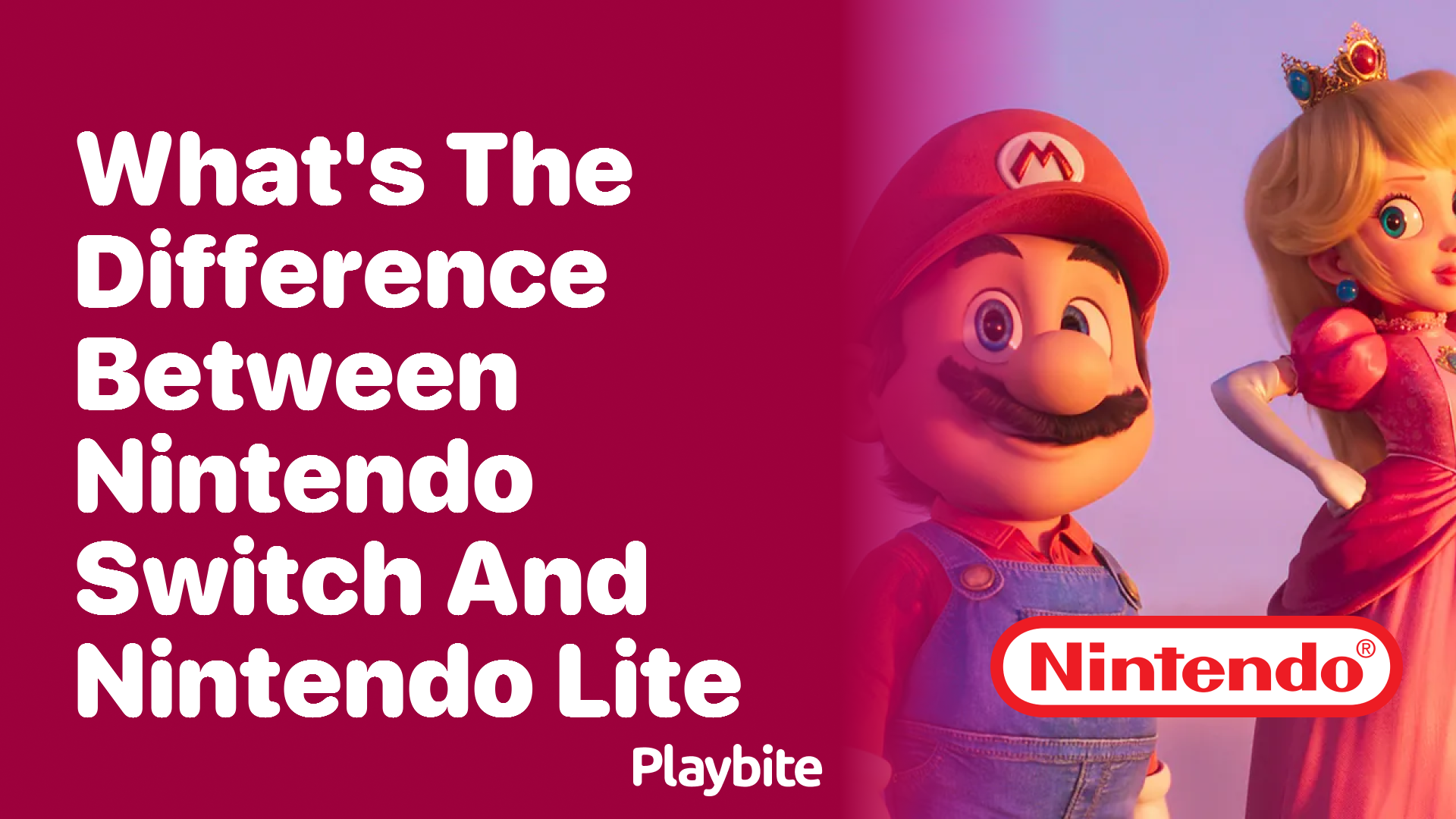 What's the Difference Between Nintendo Switch and Nintendo Lite? - Playbite
