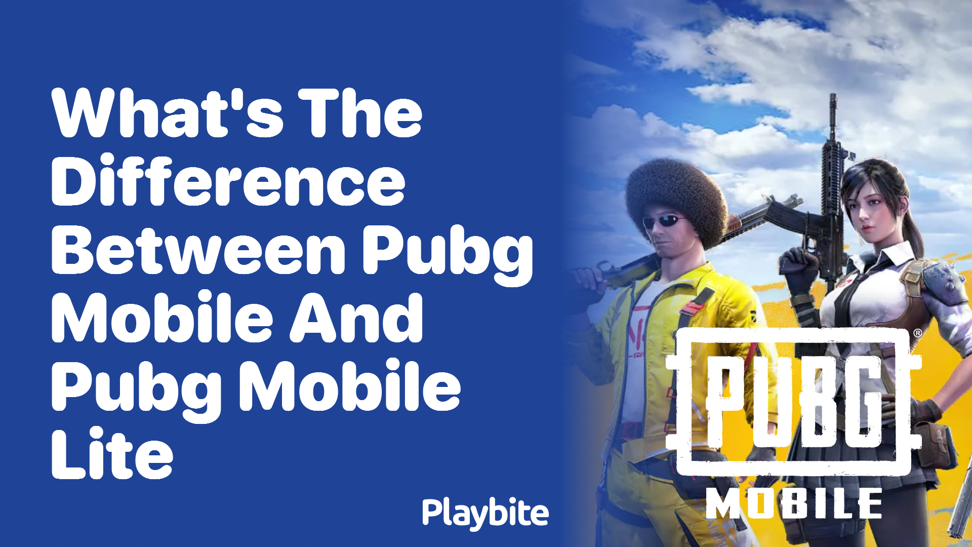 What's the Difference Between PUBG Mobile and PUBG Mobile Lite? - Playbite