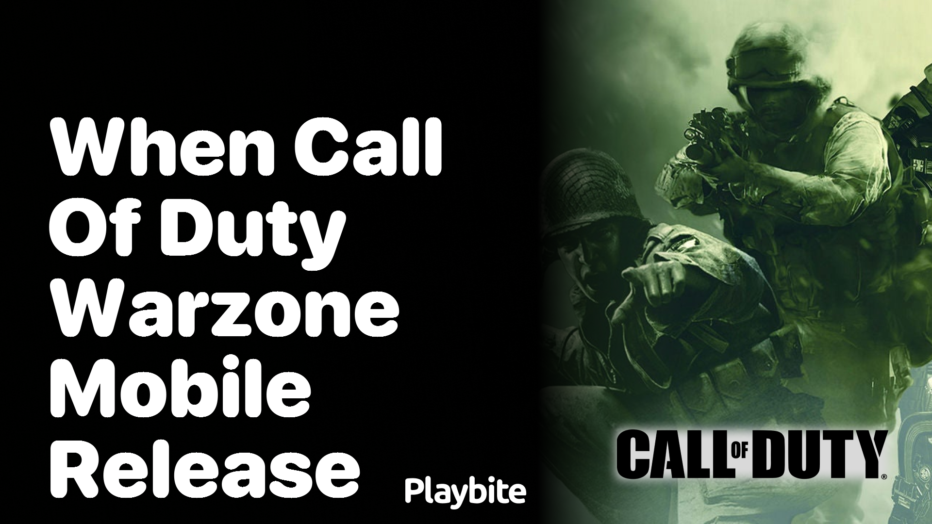 When Will Call of Duty Warzone Mobile Release? - Playbite