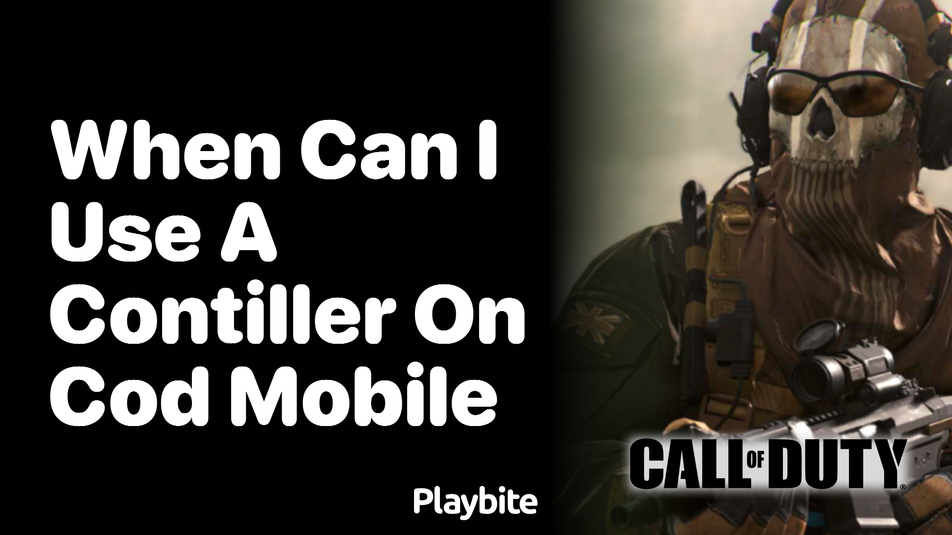 When Can I Use a Controller on COD Mobile? - Playbite