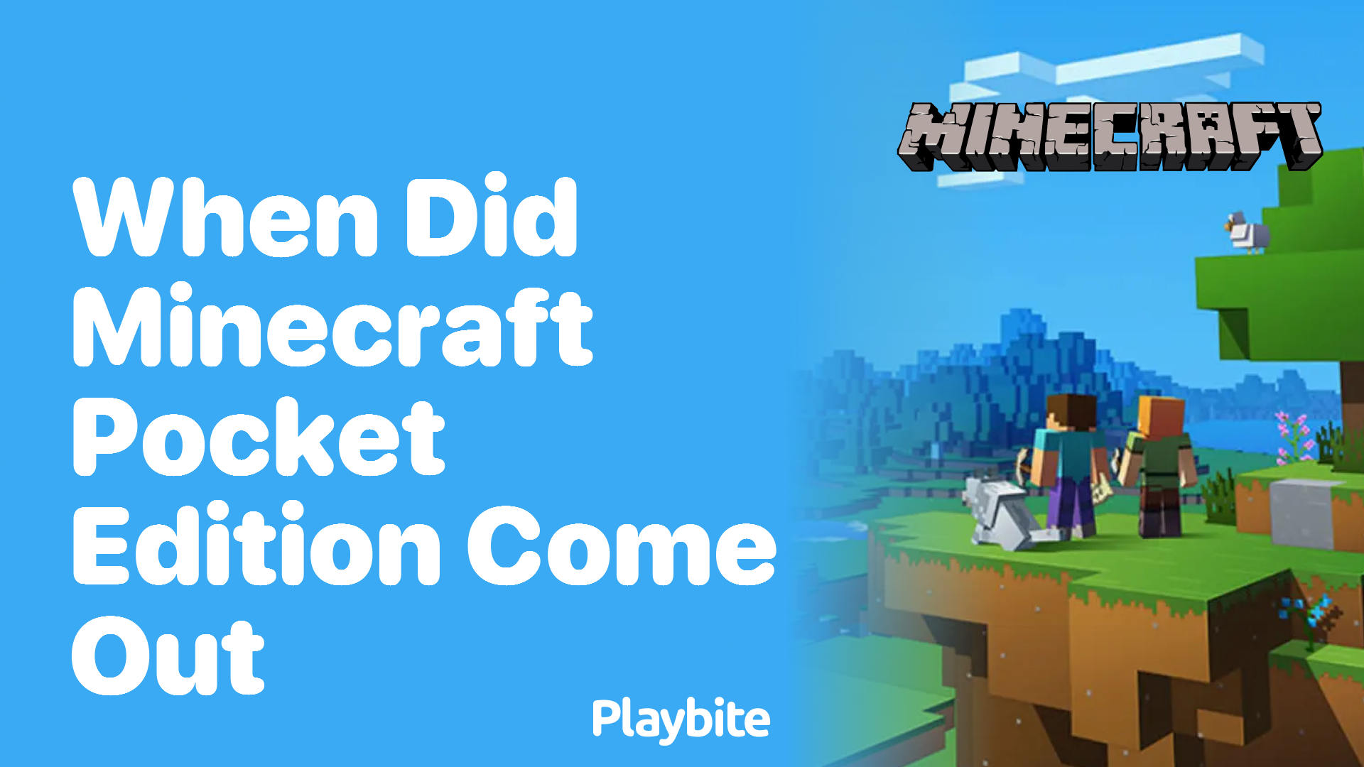When Did Minecraft Pocket Edition Make Its Debut? - Playbite