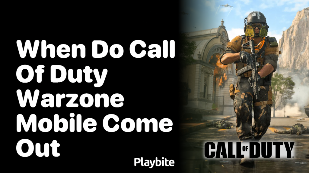 When Does Call of Duty: Warzone Mobile Come Out? - Playbite