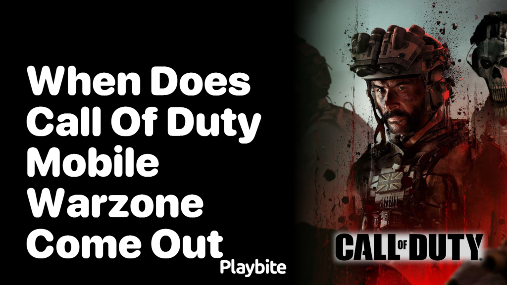 When Does Call of Duty Mobile Warzone Come Out? - Playbite