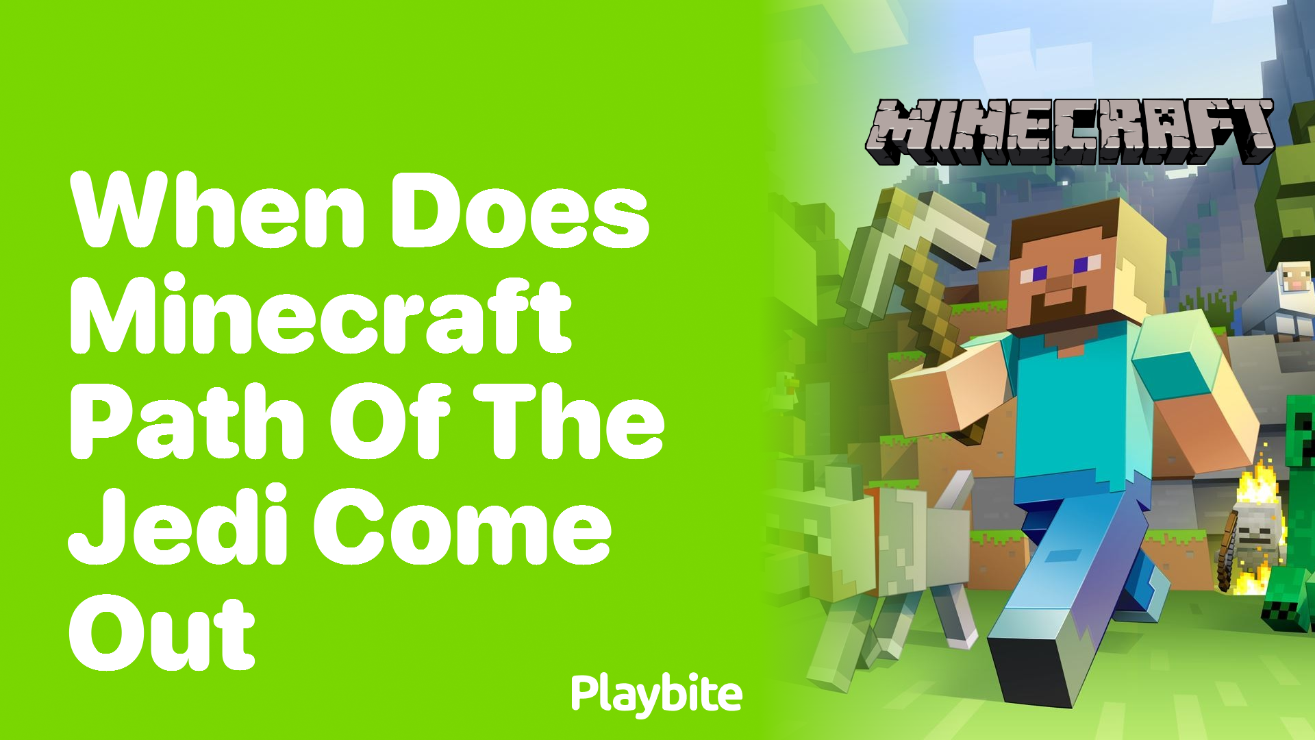 When Does Minecraft Path of the Jedi Come Out? - Playbite