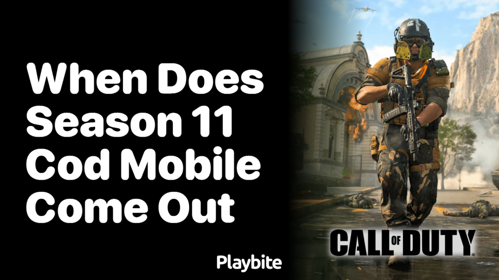When Does Season 11 of COD Mobile Come Out? - Playbite