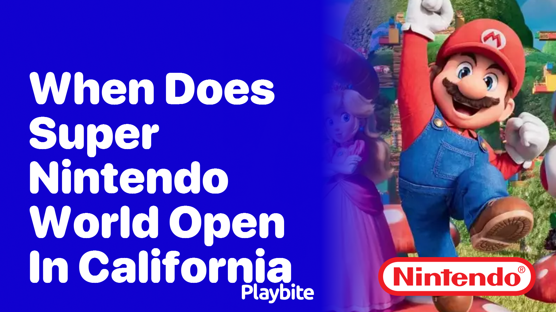 When Does Super Nintendo World Open in California? - Playbite