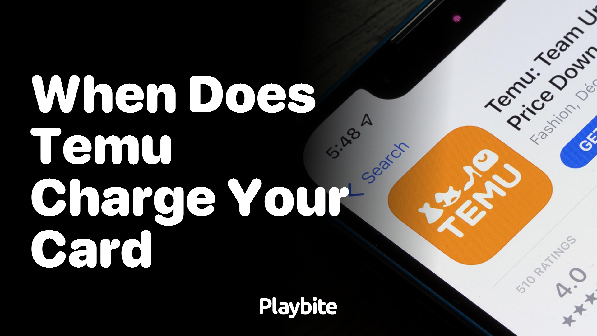 When Does Temu Charge Your Card? Discover the Answer! - Playbite