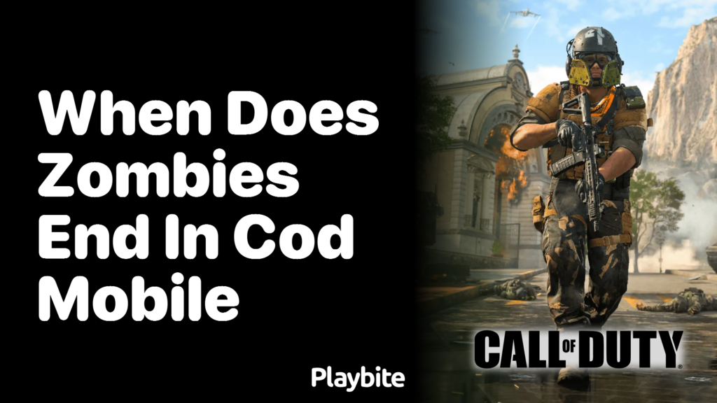 When Does Zombies End In Cod Mobile Playbite