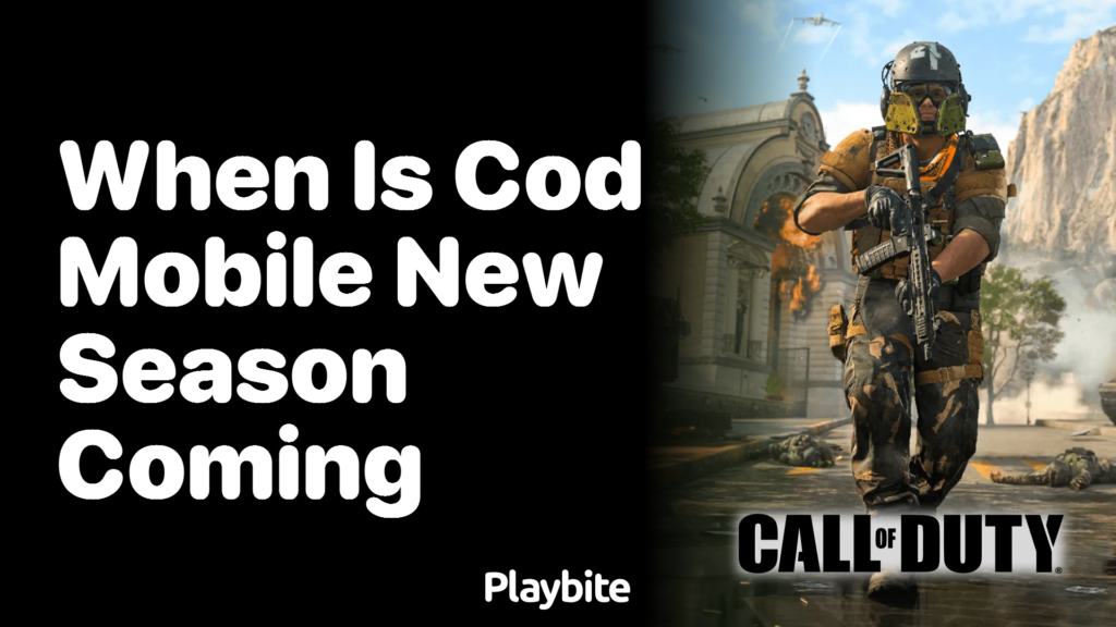 When Is the New Season of COD Mobile Coming? - Playbite