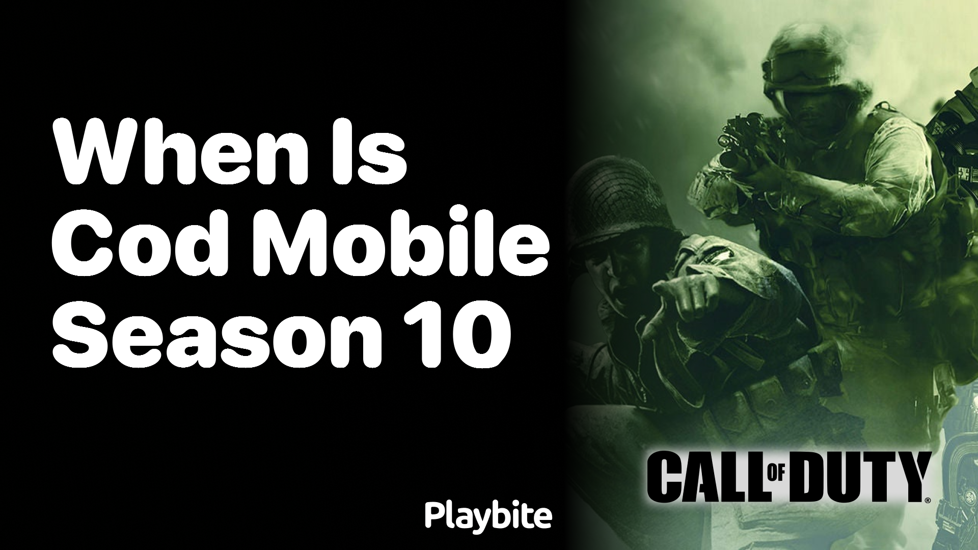 When Is COD Mobile Season 10 Starting? - Playbite