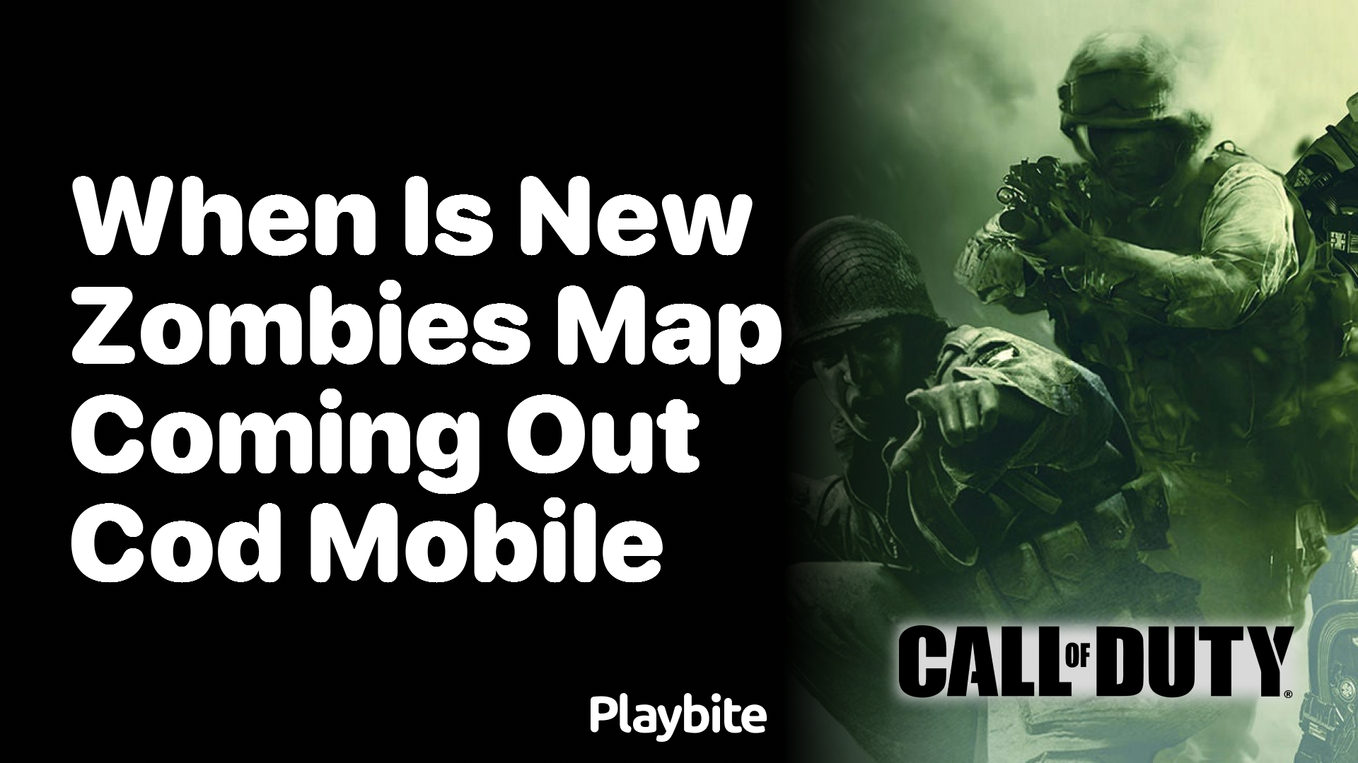 When is the New Zombies Map Coming Out in COD Mobile? - Playbite