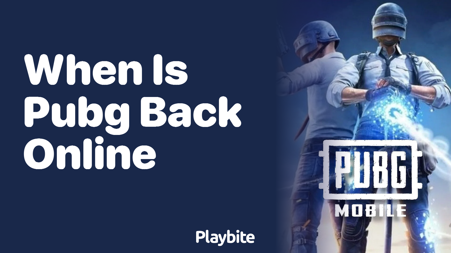 When Is PUBG Back Online? Find Out Here! - Playbite