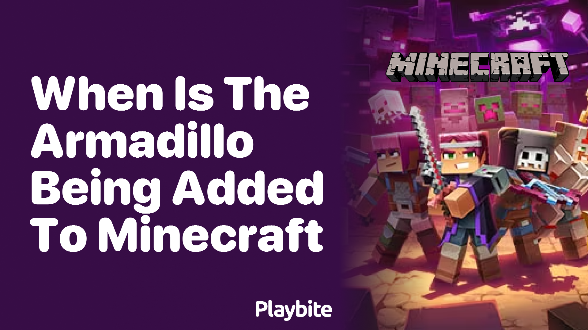 When Is the Armadillo Being Added to Minecraft? - Playbite