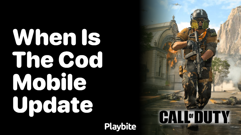 When Is the COD Mobile Update? Find Out Here! - Playbite