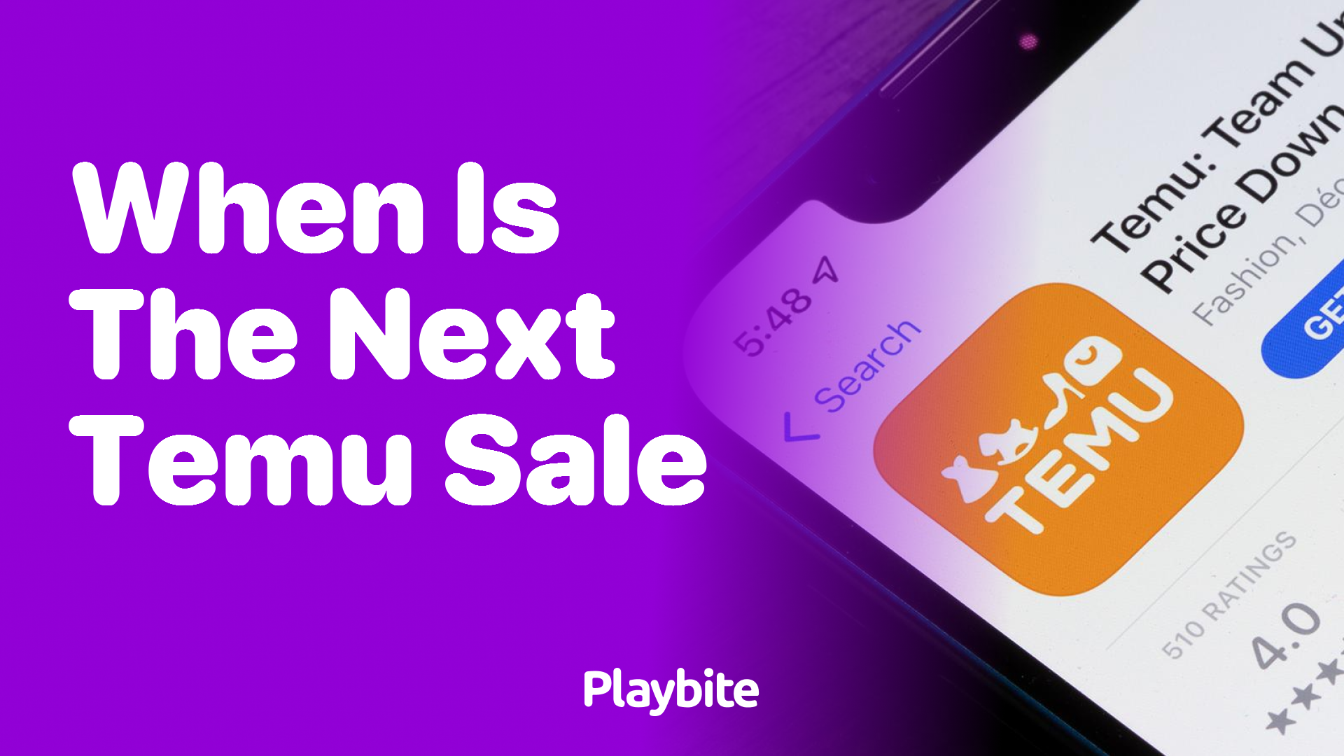 When is the Next Temu Sale Happening? - Playbite