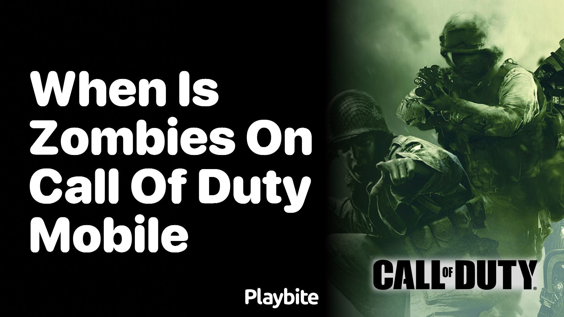 When Will Zombies Return To Call Of Duty Mobile Playbite