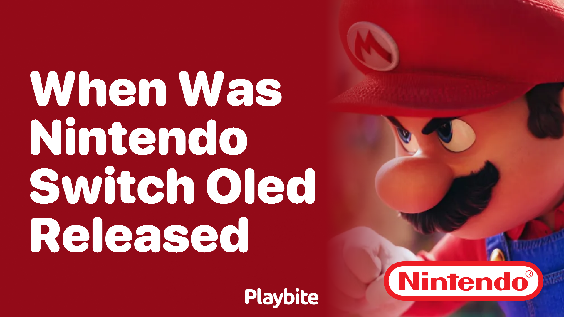 When Was the Nintendo Switch OLED Released? Unveiling the Date! - Playbite