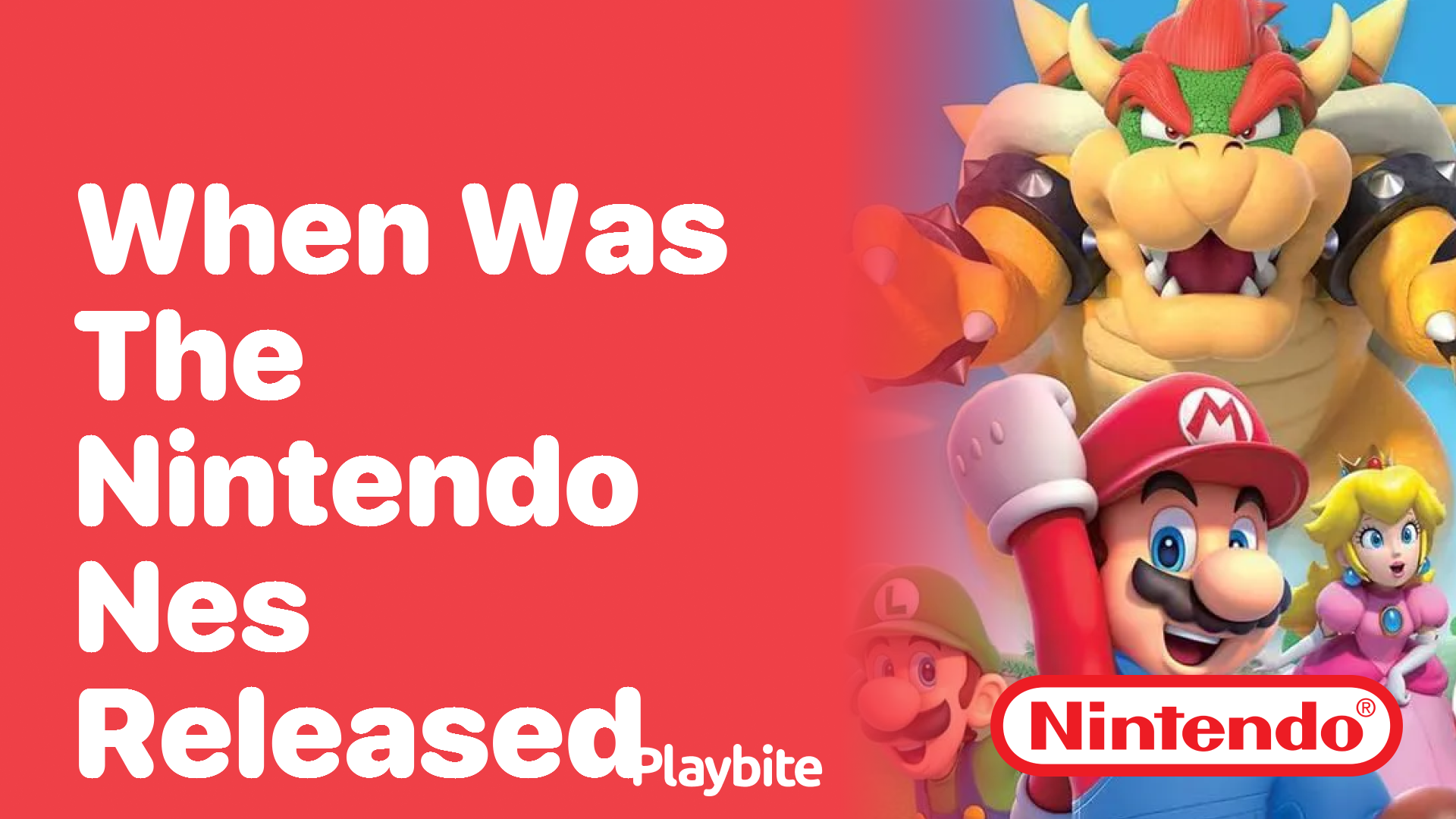 When Was the Nintendo NES Released? Find out Here! - Playbite