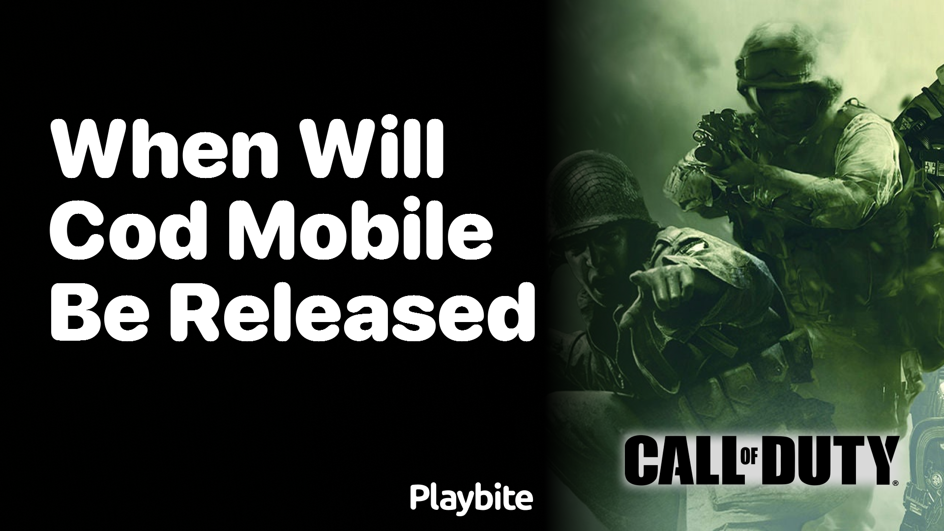 When Was COD Mobile Released for Fans Everywhere? - Playbite