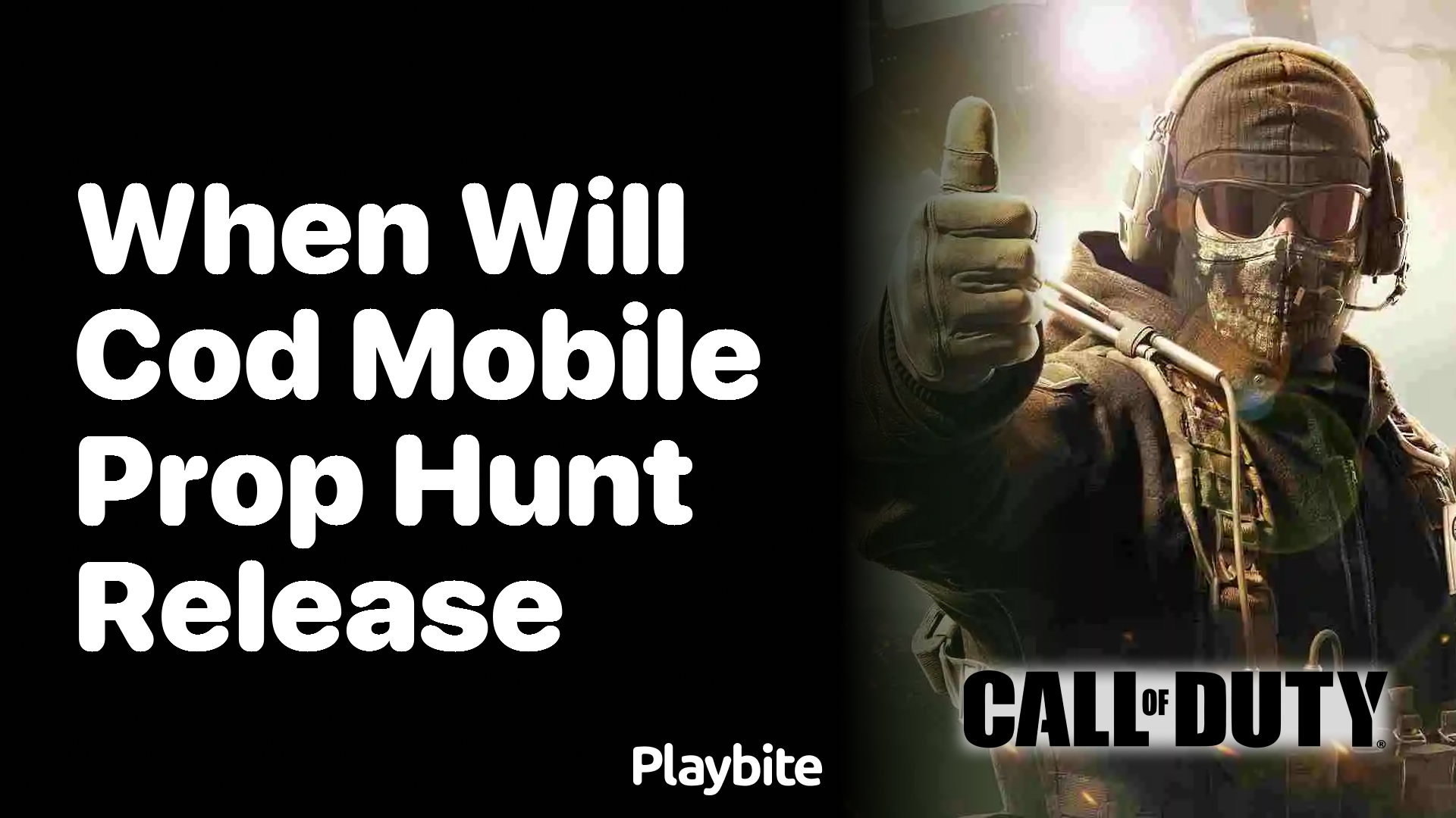 When Will COD Mobile Prop Hunt Release? - Playbite