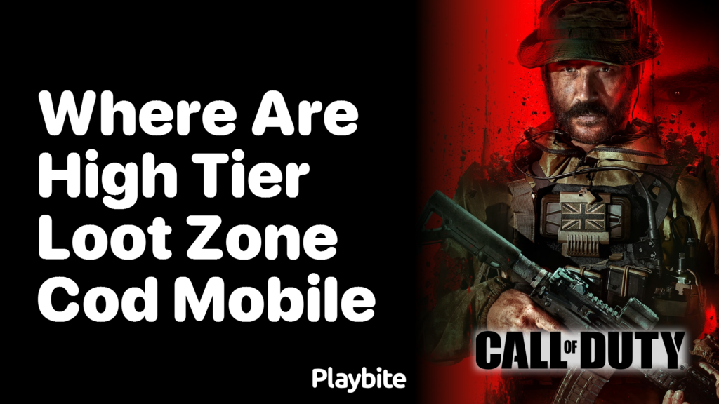 Where Are High Tier Loot Zones in COD Mobile? - Playbite
