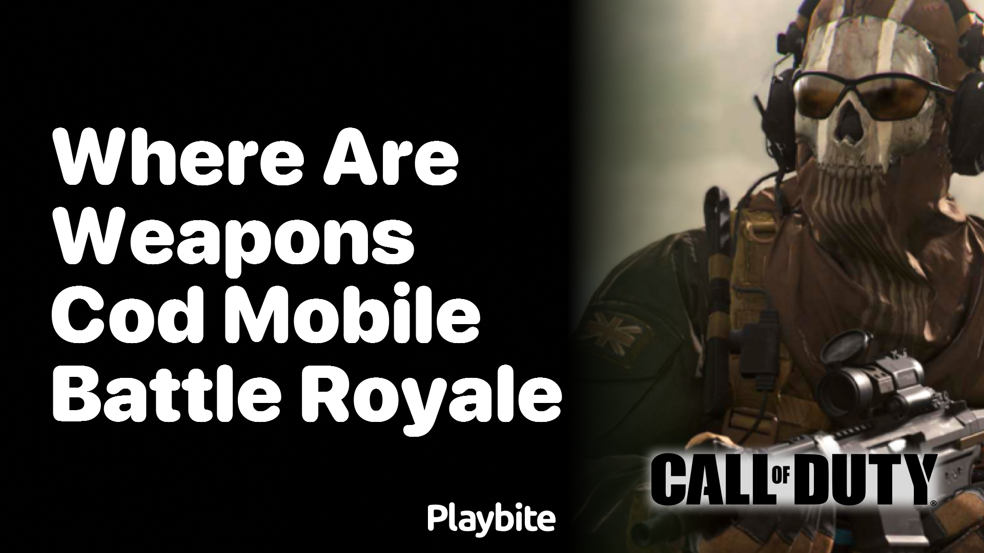 Where Can You Find Weapons in COD Mobile Battle Royale? - Playbite