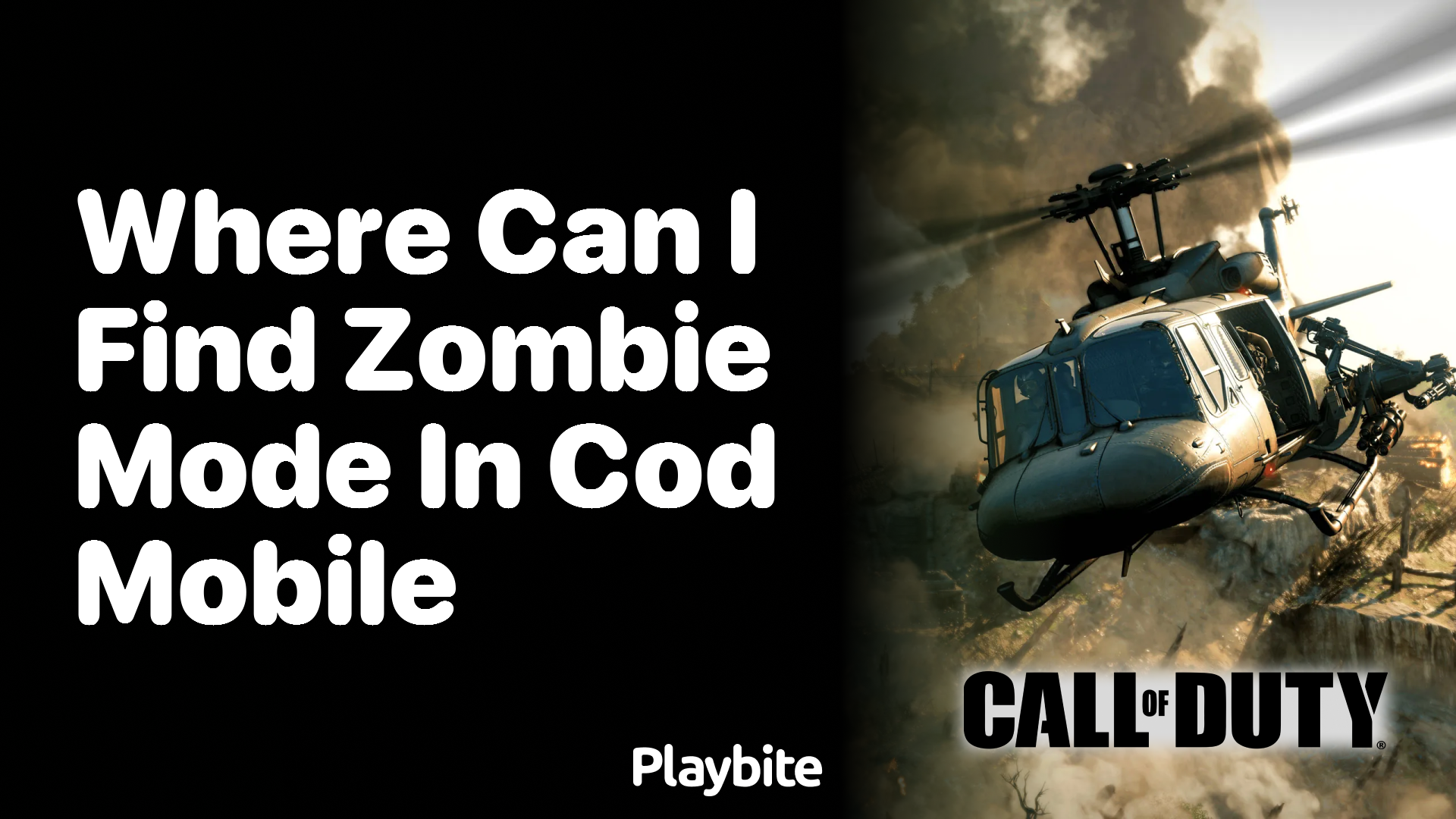 Where Can I Find Zombie Mode in CoD Mobile? - Playbite