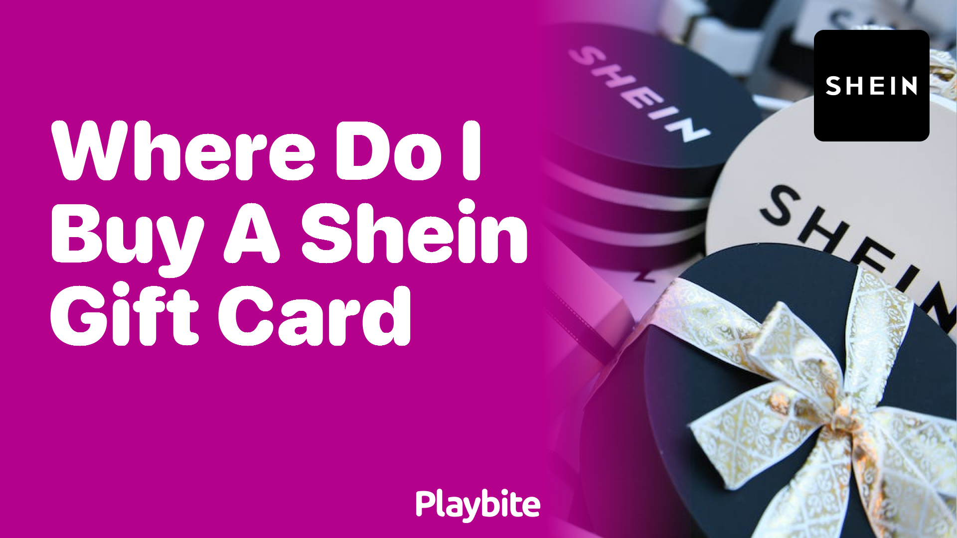 Where Can I Buy a SHEIN Gift Card? - Playbite